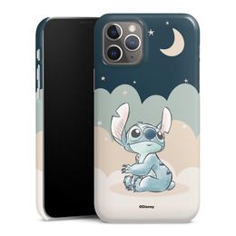 DeinDesign iPhone 12 Pro Handy Premium Case Smartphone Handyh&uuml;lle Schutzh&uuml;lle gl&auml;nzend Moon Lilo & Stitch Disney Premium Case