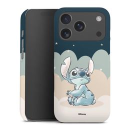 DeinDesign iPhone 17 Pro Handy Premium Case Smartphone Handyh&uuml;lle Schutzh&uuml;lle gl&auml;nzend Moon Lilo & Stitch Disney Premium Case