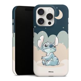 DeinDesign iPhone 15 Pro Handy Premium Case Smartphone Handyh&uuml;lle Schutzh&uuml;lle matt Moon Lilo & Stitch Disney Premium Case