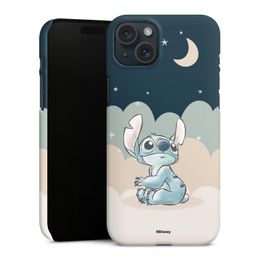 DeinDesign iPhone 15 Plus Handy Premium Case Smartphone Handyh&uuml;lle Schutzh&uuml;lle matt Moon Lilo & Stitch Disney Premium Case