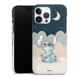 DeinDesign iPhone 14 Pro Max Handy Premium Case Smartphone Handyh&uuml;lle Schutzh&uuml;lle matt Moon Lilo & Stitch Disney Premium Case