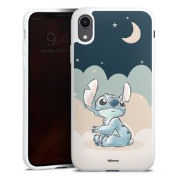 DeinDesign iPhone Xr Handy Silikon H&uuml;lle Case wei&szlig; Handyh&uuml;lle Moon Lilo & Stitch Disney Silikon Case