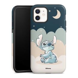 DeinDesign iPhone 12 mini Handy Panzer Handyh&uuml;lle robuste Outdoor H&uuml;lle Schutzh&uuml;lle gl&auml;nzend Moon Lilo & Stitch Disney Tough Case