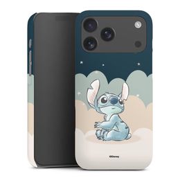 DeinDesign iPhone 17 Pro Max Handy Premium Case Smartphone Handyh&uuml;lle Schutzh&uuml;lle gl&auml;nzend Moon Lilo & Stitch Disney Premium Case