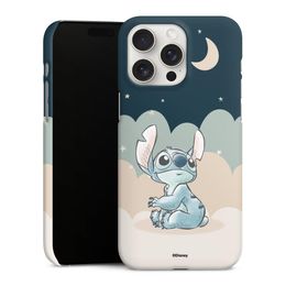 DeinDesign iPhone 15 Pro Max Handy Premium Case Smartphone Handyh&uuml;lle Schutzh&uuml;lle matt Moon Lilo & Stitch Disney Premium Case