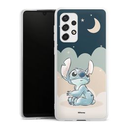 DeinDesign Galaxy A33 5G Handy Silikon H&uuml;lle Case transparent Handyh&uuml;lle Lilo & Stitch Disney Moon Silikon Case