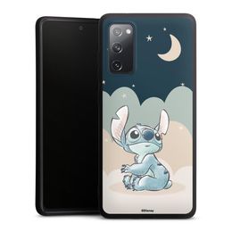 DeinDesign Galaxy S20 FE Handy Premium Silikon H&uuml;lle Handyh&uuml;lle schwarz Case Lilo & Stitch Disney Moon Silikon Premium Case