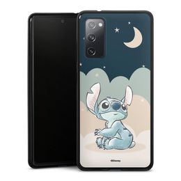 DeinDesign Galaxy S20 FE 5G Handy Silikon H&uuml;lle Case schwarz Handyh&uuml;lle Lilo & Stitch Disney Moon