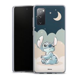 DeinDesign Galaxy S20 FE 5G Handy Silikon H&uuml;lle Case transparent Handyh&uuml;lle Lilo & Stitch Disney Moon Silikon Case