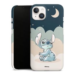 DeinDesign iPhone 14 Handy Premium Case Smartphone Handyh&uuml;lle Schutzh&uuml;lle matt Moon Lilo & Stitch Disney Premium Case