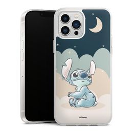 DeinDesign iPhone 13 Pro Max Handy Silikon H&uuml;lle Case transparent Handyh&uuml;lle Moon Lilo & Stitch Disney Silikon Case