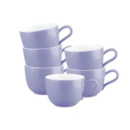 Seltmann Weiden Kaffeetassen Liberty Pure Colors 260 ml 6er Set