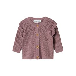 name it Strickjacke 'NBFOMINNA' Gr&ouml;&szlig;e 56 mauve