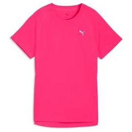 Laufshirt Puma "W RUN VELOCITY TEE (POLY)", Damen, Gr. M, pure pink, Web, Obermaterial: 100% Polyester, regular fit normal, Rundhals, Shirts Laufshirt, ergonomische Schnittf&uuml;hrung, DryCELL Technologie, Flatlock-N&auml;hte