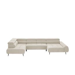 switch Wohnlandschaft Mavel creme Ma&szlig;e (cm): B: 367 H: 93 T: 208.0 Sofas > Sofas nach Material > Stoffsofas &raquo; Sofa DE