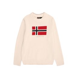 Napapijri Pullover ''K D-MURA C' Jungen Gr&ouml;&szlig;e 170/176 creme / dunkelrot / schwarz