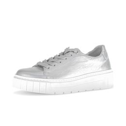 Gabor Damen Sneaker "Sneaker low", Gr. 40silber, Schuhe