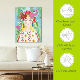 Wandbild Artland, B:45cm H:60cmfarbe bild(er): farbig, Leinwand, Wohnzimmer, Bilder, "Boho Girl II", als Alubild, Leinwandbild, Poster, Wandaufkleber