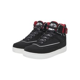 Ewing Damen Trainingsschuh "Ewing Rebound by Ewing 33 HI Strap", Gr. 11schwarz, rot, wei&szlig;, Leder, Schuhe