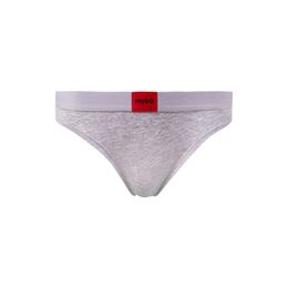 HUGO UNDERWEAR Damen Slip "BRIEF RED LABEL", Gr. M, grau, Jersey, Obermaterial: 93% Baumwolle, 7% Elasthan, unifarben, Unterhosen, mit elastischem