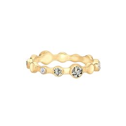 Elli Damen Fingerring "Geo Color Kristalle 925 Silber Grigio", 56mm,mit Steinen, Silber 925 (Sterlingsilber), 2mm, gold, Silber 925 (Sterlingsilber),