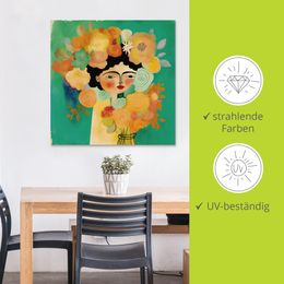 Wandbild Artland, B:70cm H:70cmfarbe bild(er): farbig, Alu Dibond, Wohnzimmer, Bilder, "Das Fl&uuml;stern der Bl&uuml;te", als Alubild, Leinwandbild, Poster,