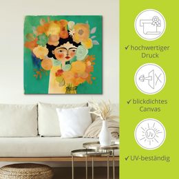 Wandbild Artland, B:50cm H:50cmfarbe bild(er): farbig, Leinwand, Wohnzimmer, Bilder, "Das Fl&uuml;stern der Bl&uuml;te", als Alubild, Leinwandbild, Poster,