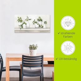 Wandbild Artland, B:100cm H:50cmfarbe bild(er): gr&uuml;n, Alu Dibond, Wohnzimmer, Bilder, "Plant Life", als Alubild, Leinwandbild, Poster, Wandaufkleber