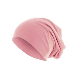 MSTRDS Damen Beanie "MSTRDS Accessoires Pastel Jersey Beanie"lightpink, Baumwolle, M&uuml;tzen