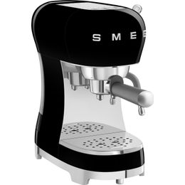 Smeg Espressomaschine "ECF02BLEU", 1, schwarz, Kaffeemaschinen, Tassenabstellfl&auml;che beheizbar