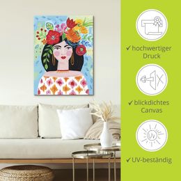 Wandbild Artland, B:60cm H:80cmfarbe bild(er): farbig, Leinwand, Wohnzimmer, Bilder, "Boho Girl I", als Alubild, Leinwandbild, Poster, Wandaufkleber