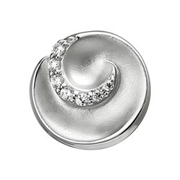 Jobo Damen Kettenanh&auml;nger "Anh&auml;nger rund 12,1 mm mit 7 Zirkonia", Silber 925 (Sterlingsilber)silber 925, wei&szlig;, Silber 925 (Sterlingsilber),