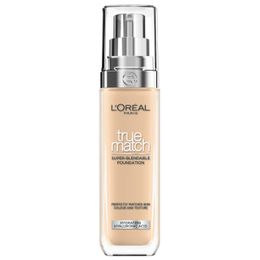 L'Or&eacute;al L'OR&Eacute;AL PARIS Damen Foundation "L'Or&eacute;al Paris True Match Foundation", 30ml, beige, Teint-Kosmetika, Spendet Feuchtigkeit, mittlere Deckkraft, passt