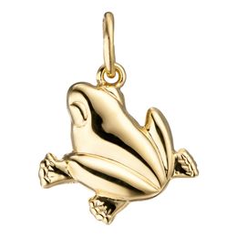 Jobo Damen Kettenanh&auml;nger "Anh&auml;nger Frosch 13,2 mm", Gelbgold 333gelbgold 333, Gelbgold 333, Schmuckanh&auml;nger, 8 Karat 333 Gold