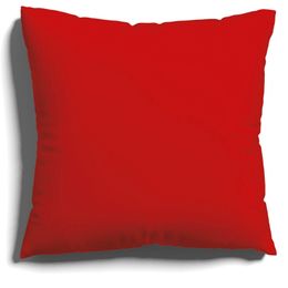 Kissenbezug Schlafgut, B:40cm L:40cm, rot, Jersey, Obermaterial: 100% Baumwolle, Kissenbez&uuml;ge, "EASY JERSEY Kissenh&uuml;lle 100% Baumwolle, weicher