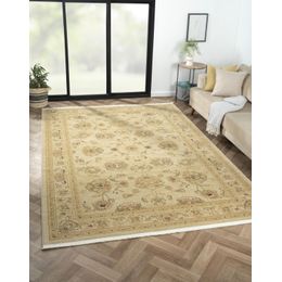 Teppich, B:200cm H:7,5mm L:290cm, beige, MyFlair M&Ouml;BEL & ACCESSOIRES, Polypropylen (PP), Wohnzimmer, Teppiche, "Maryam 4", Kurzflor, Orient Optik,