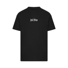 MisterTee Herren T-Shirt "MisterTee Herren Spread Your Wings And Fly Tee", schwarz, Gr. XL, unifarben, 100% Baumwolle, Shirts