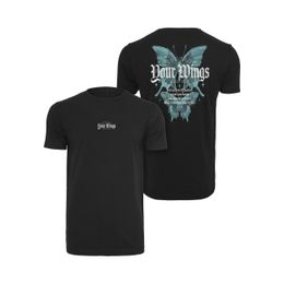 MisterTee Herren T-Shirt "MisterTee Herren Spread Your Wings And Fly Tee", schwarz, Gr. L, unifarben, 100% Baumwolle, Shirts