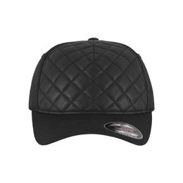 Flex Cap Flexfit "Flexfit Herren Diamond Quilted Flexfit", Herren, Gr. L/XL, schwarz, 63% Polyester, 34% Baumwolle, 3% Elasthan, unifarben, Caps