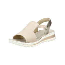 Ara Damen Riemchensandale "Ara Sandalen Veloursleder", Gr. 40, beige, Veloursleder, Schuhe