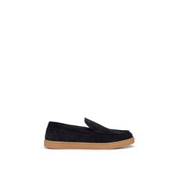 Marc O'Polo MARC O'POLO Herren Loafer "aus Veloursleder", Gr. 41, blau, Obermaterial: 100% Leder, unifarben, Schuhe