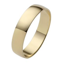 Firetti Damen Trauring "Schmuck Geschenk Gold Hochzeit Ehering Trauring "LIEBE"", 17,5, ohne Brillant, Gelbgold 375, 5mm, gold, Gelbgold 375,