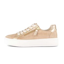 Gabor Damen Sneaker "Sneaker low", Gr. 37,5beige, Schuhe