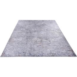 Teppich Gino Falcone, B:160cm H:3mm L:230cm, grau, Kunstfaser, Wohnzimmer, Teppiche, "Cecilia 062", Flachgewebe, bedruckt, ideal im Wohnzimmer &
