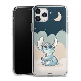 DeinDesign iPhone 11 Pro Max Handy Silikon H&uuml;lle Case transparent Handyh&uuml;lle Moon Lilo & Stitch Disney Silikon Case