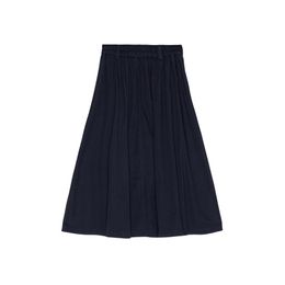 Damen Midirock "moshi moshi mind Skirt poem"schwarz navy, Gr. XS, MOSHI MOSHI MIND, Obermaterial: 100% Baumwolle, R&ouml;cke