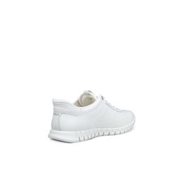 Ecco Damen Slip-On Sneaker "GRUUV LITE", Gr. 40wei&szlig;, Glattleder, unifarben, Schuhe, Schlupfschuh, Halbschuh, Freizeitsneaker mit elastischen