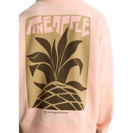 Marc O'Polo Damen Sweatshirt, rosa, Gr. XS, MARC O'POLO DENIM, Sweatware, Obermaterial: 100% Baumwolle, Sweatshirts, oversized mit markantem R&uuml;ckenprint