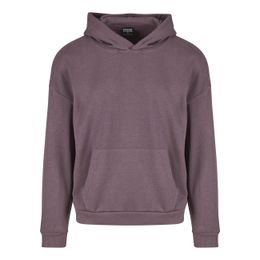 Kapuzenpullover Urban Classics "Urban Classics Light Terry Hoody", Herren, Gr. S, fadedlila, 70% Baumwolle, 30% Polyester, unifarben, normal, ohne Ausschnitt, Pullover Kapuzenpullover