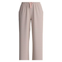Calida Damen Pyjamahose "Favourites Arts", Gr. XS, rosa, Interlock, Obermaterial: 100% Baumwolle, Hosen, mit seitlichen Taschen und weicher